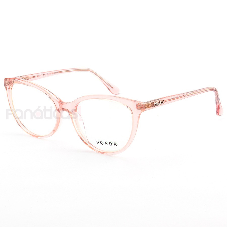 Armação de Óculos Quadrado PR8153 Rosa Translúcido