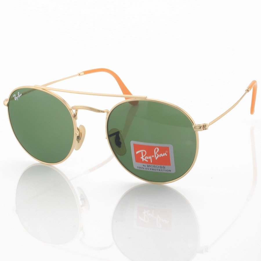 Óculos de Sol Ray-Ban RB3646 Redondo Dourado e Lente G15