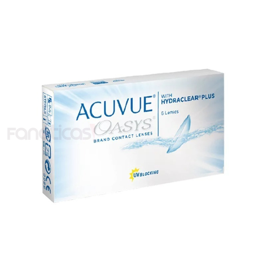 Lentes de Contato Acuvue Oasys com Hydraclear Plus - Caixa com 6
