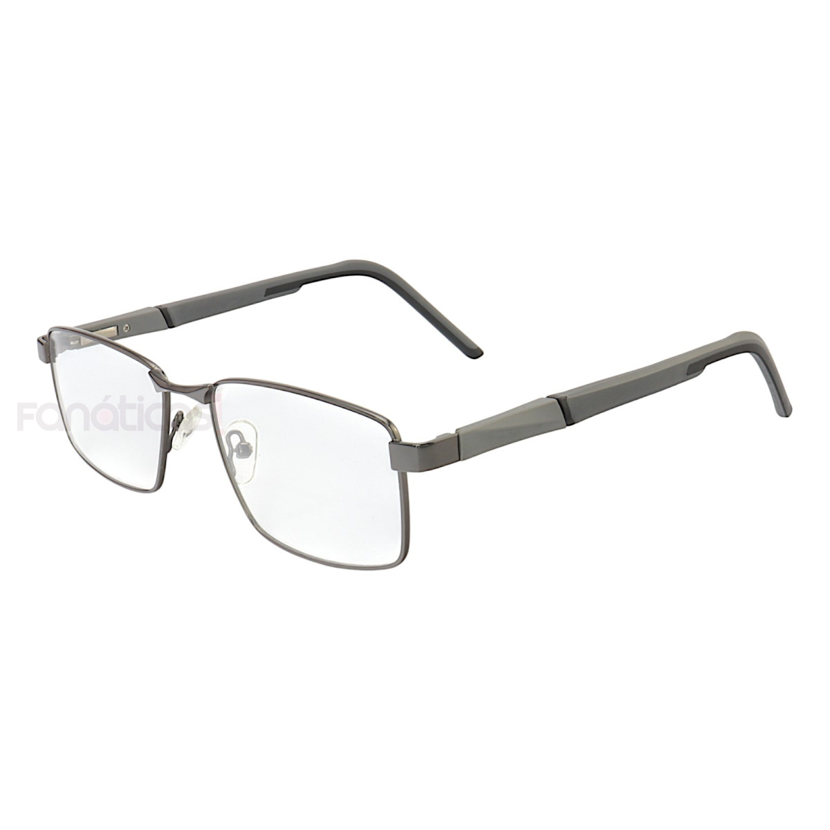 Armação de Óculos 86002 Retangular Grafite
